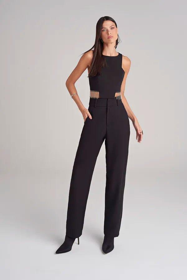 Morena Black Set Top & Pants