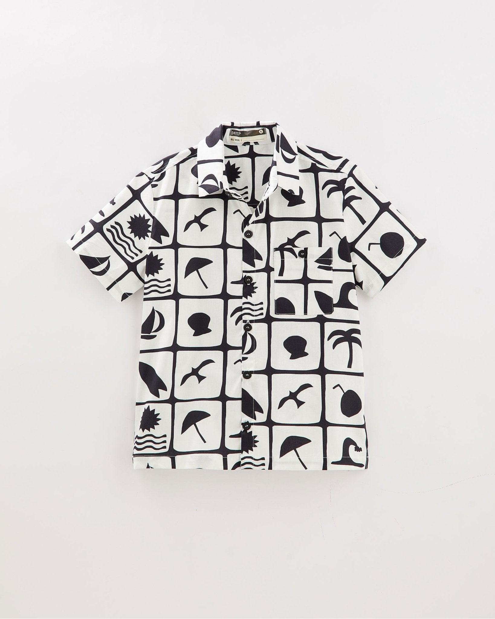 OFF WHITE TILE SHIRT